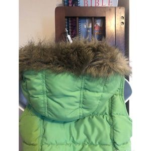 Limited Too | Jackets & Coats | Limited Too Faux Fur Hood Green ...